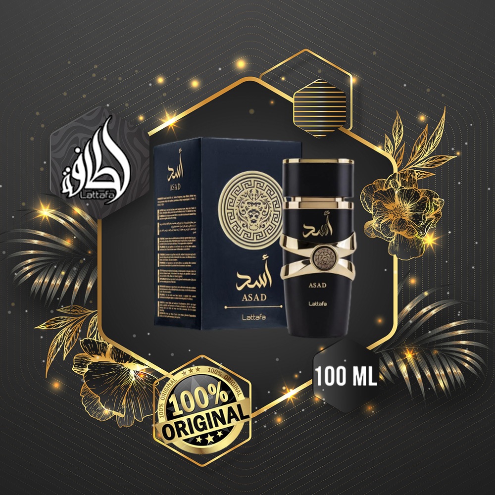 Perfume Árabe Assad Latafa Preto Masculino Forte E Oriental-Woody , De ...