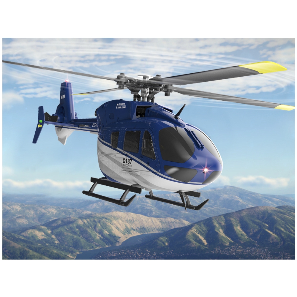 RC ERA C187 Pro EC135 Helicóptero Escala 1 : 36 6CH 6 Eixos Altitude Hold Versão De ...