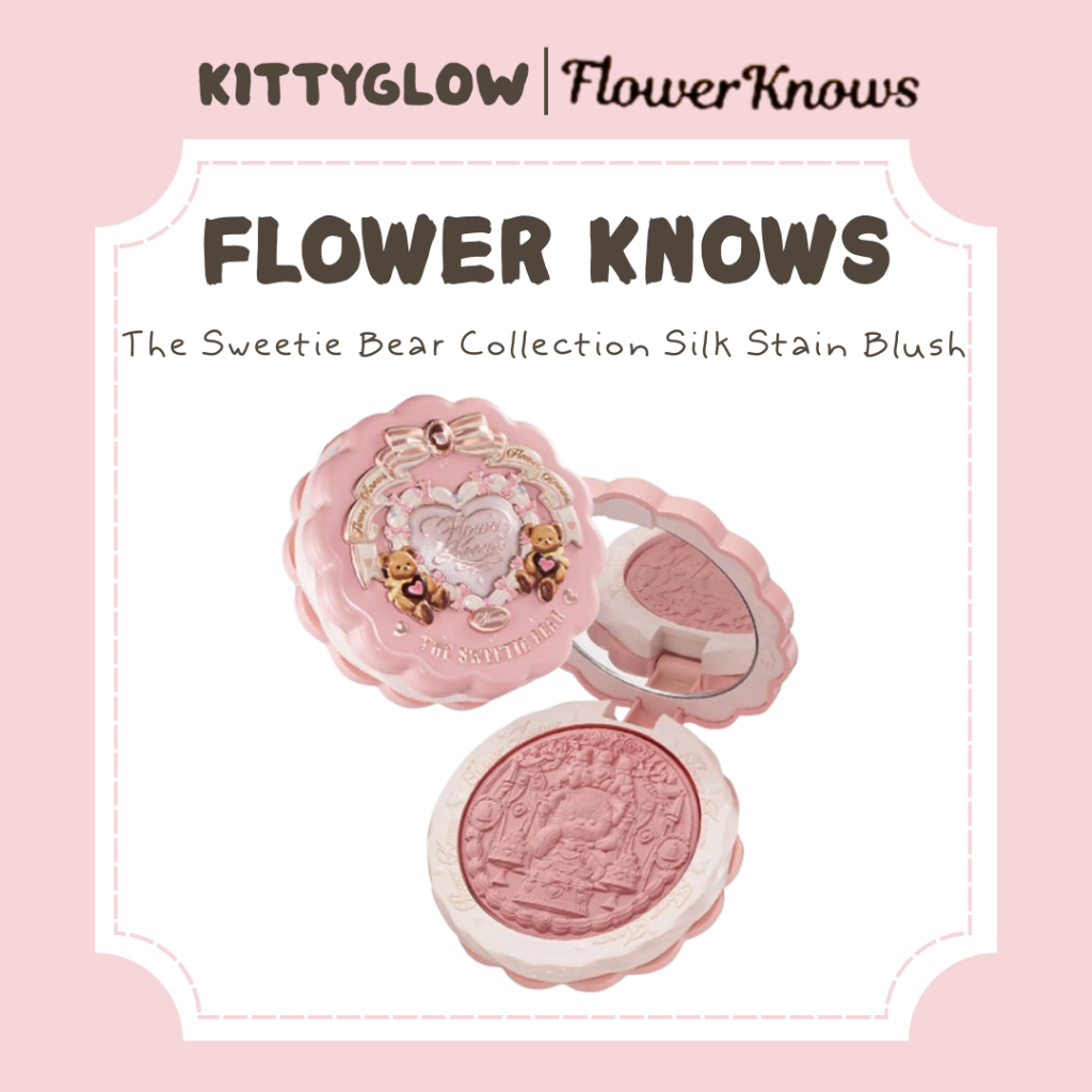 Flor KNOWS The Sweetie Bear Collection Blush Para Manchas De Seda ...