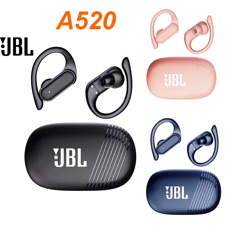 A520 TWS HiFi Estéreo Fones De Ouvido Sem Fio Com Microfone Bluetooth ...