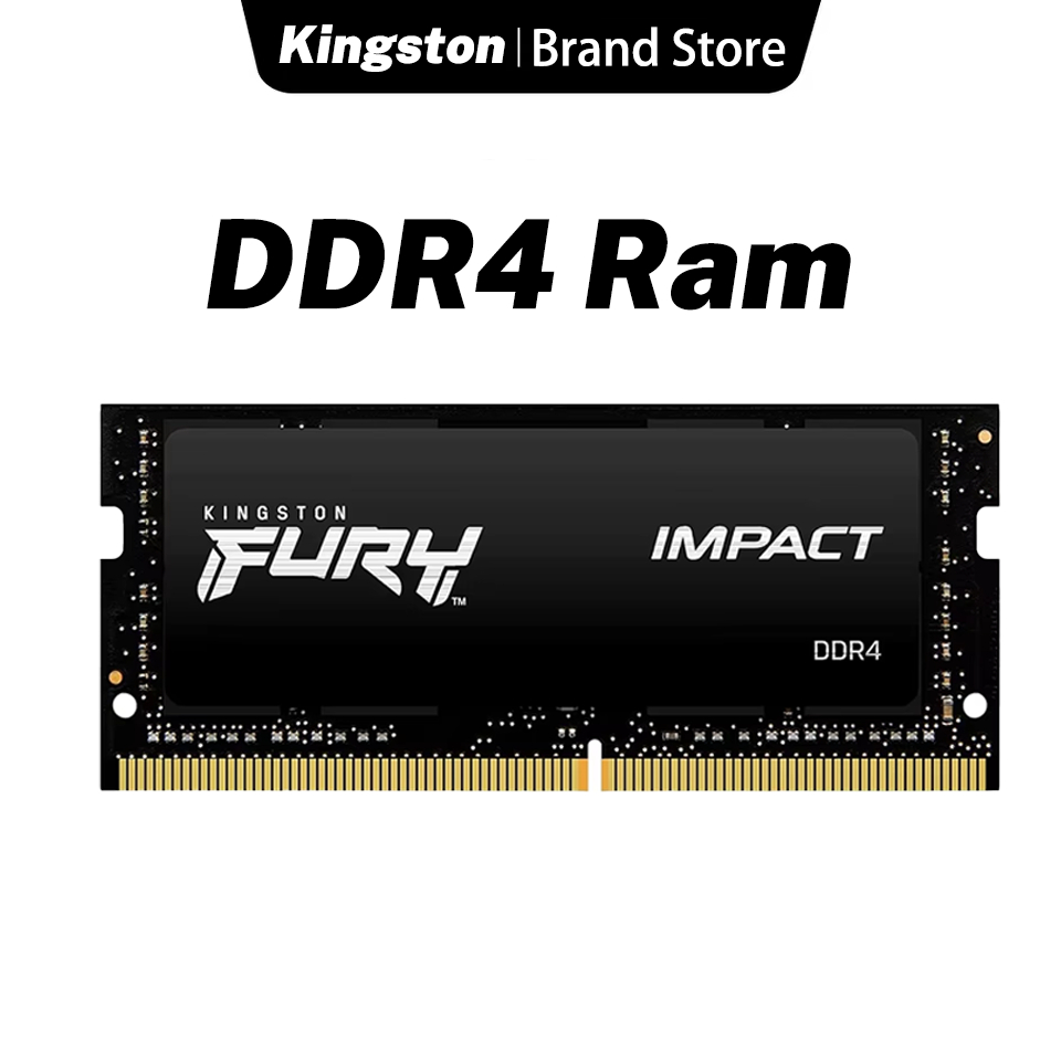 Kingston Fury Memória RAM DDR4 16GB 32GB DDR4 3200MHz 2666MHz 2400MHz Sodimm Para Notebook 1.2V ...