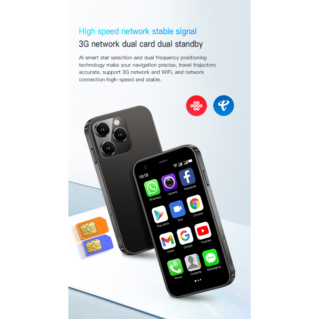 (Especiais De Novos Produtos !) XS15 Android 8.1 16GB , Mini Telefone ...