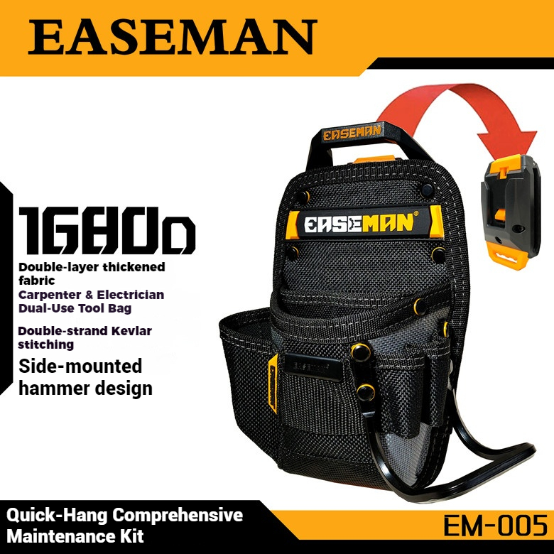 EASEMAN EM-005 Bolsa de cintura para eletricista, bolsa de ferramentas ...