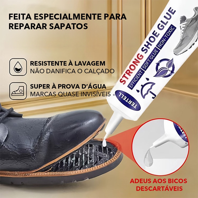 Cola para reparo de calçados, cola de nível profissional para solas de ...