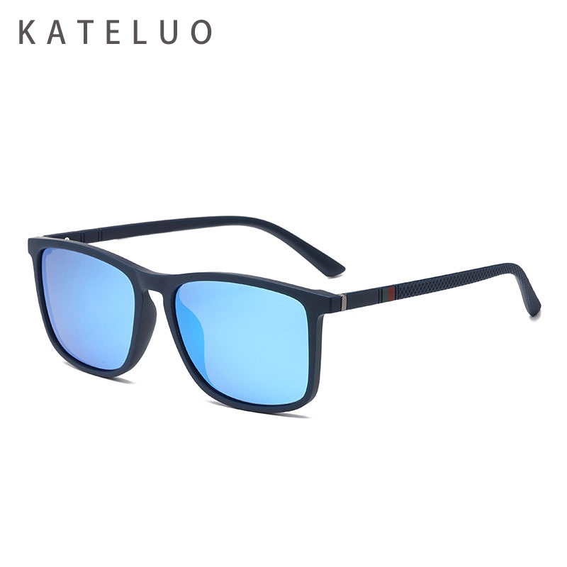 Óculos De Sol Polarizados Clássicos Masculinos KATELUO UV400 Quadrados ...