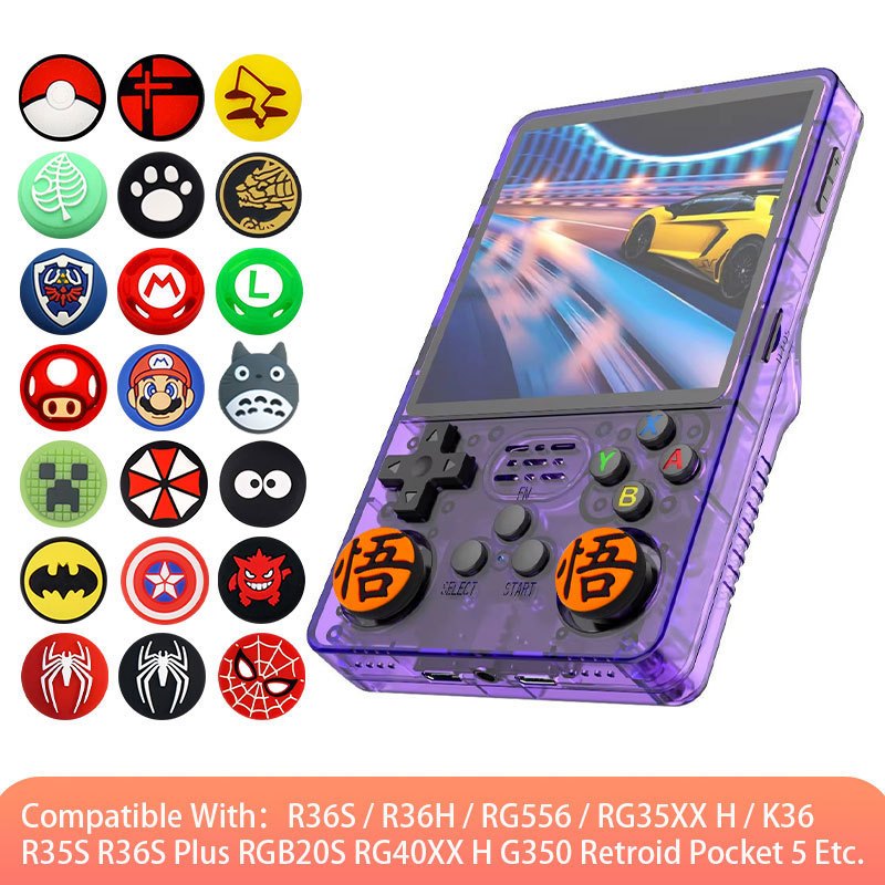 Capa Flexível De Silicone Grip Polegar Para R36S R36H RG35XX H RG40XX H ...