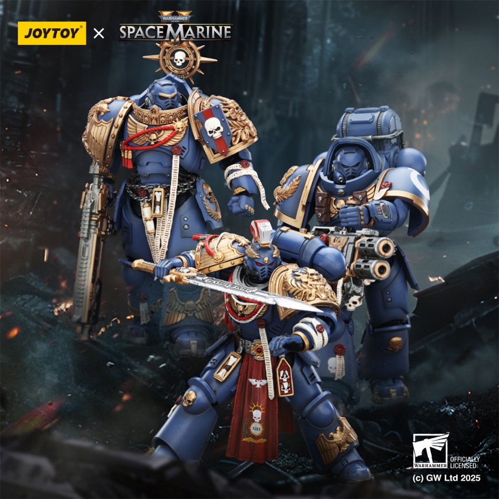 [Em Estoque] JoyToy Toys Space Marines 2 Warhammer40.000 Ultramarines ...
