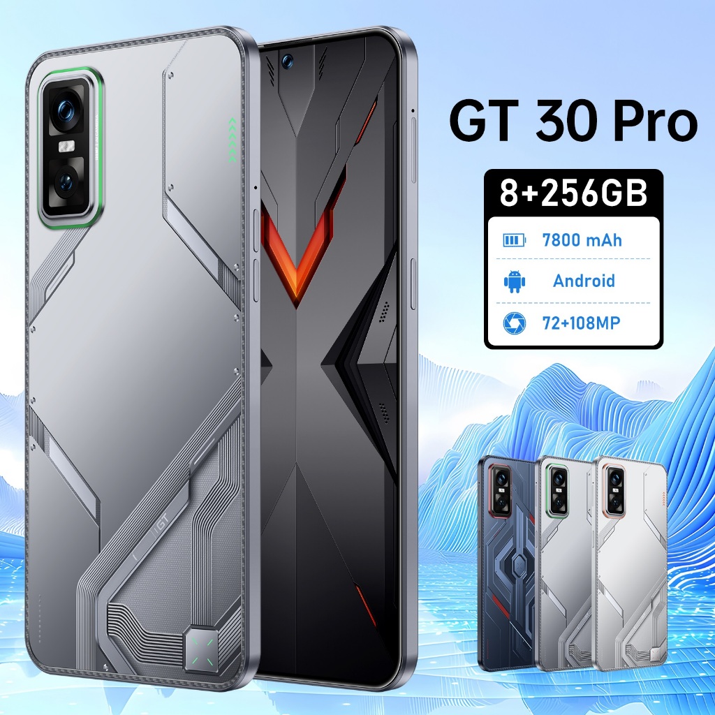 4G/5G SmartPhone GT 30 Pro Memória De Tela De 6.7 Polegadas 8GB RAM ...