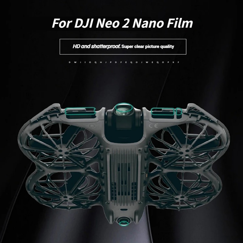 Para DJI Neo 2 Nano Lente Película Protetora Radar HD Filme À Prova De ...