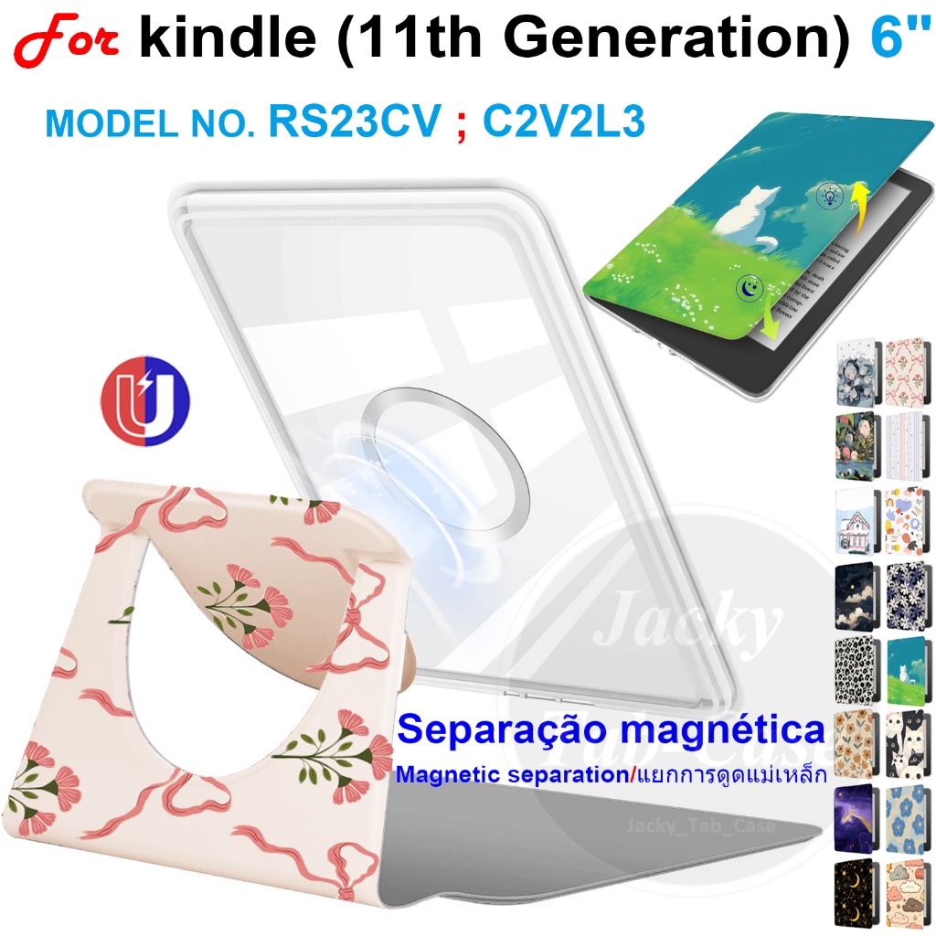 Para kindle 11ª Geração (Modelo NO. RS23CV e C2V2L3) eReader Básico 6 ...
