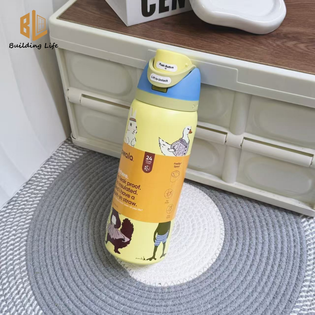 Owala X UO Copo Exclusivo De 32 Onças Amarelo Party Animal Edição ...