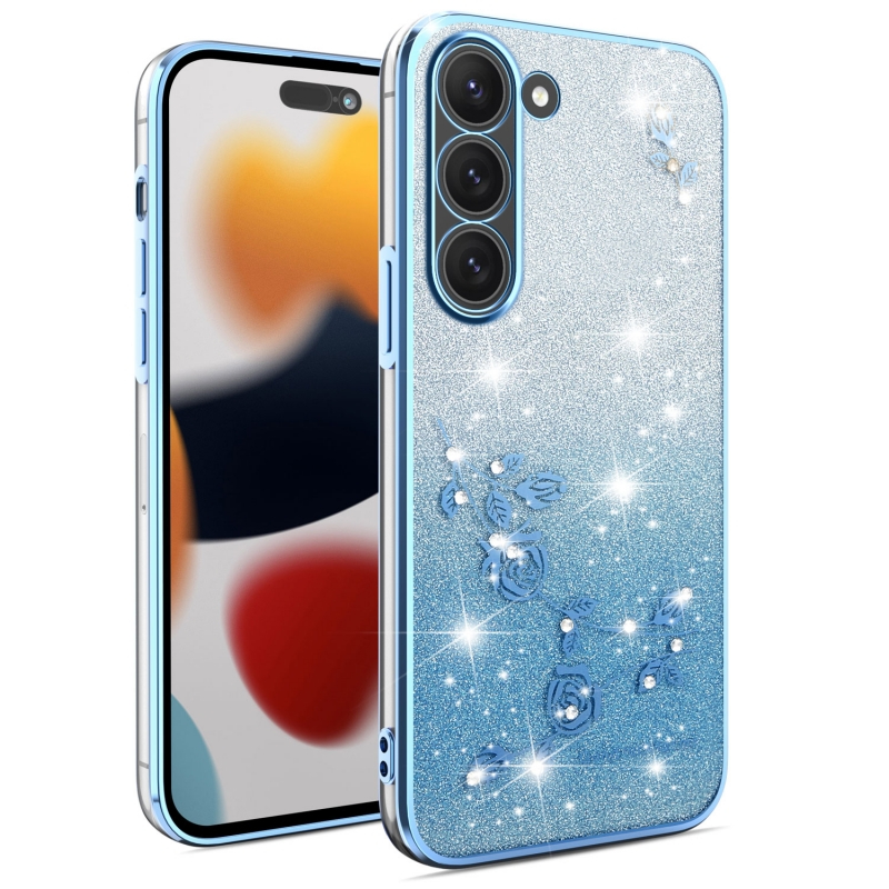 Gradiente Diamante Flor Caso Para Samsung Galaxy S23 S22 Ultra S21 Plus ...
