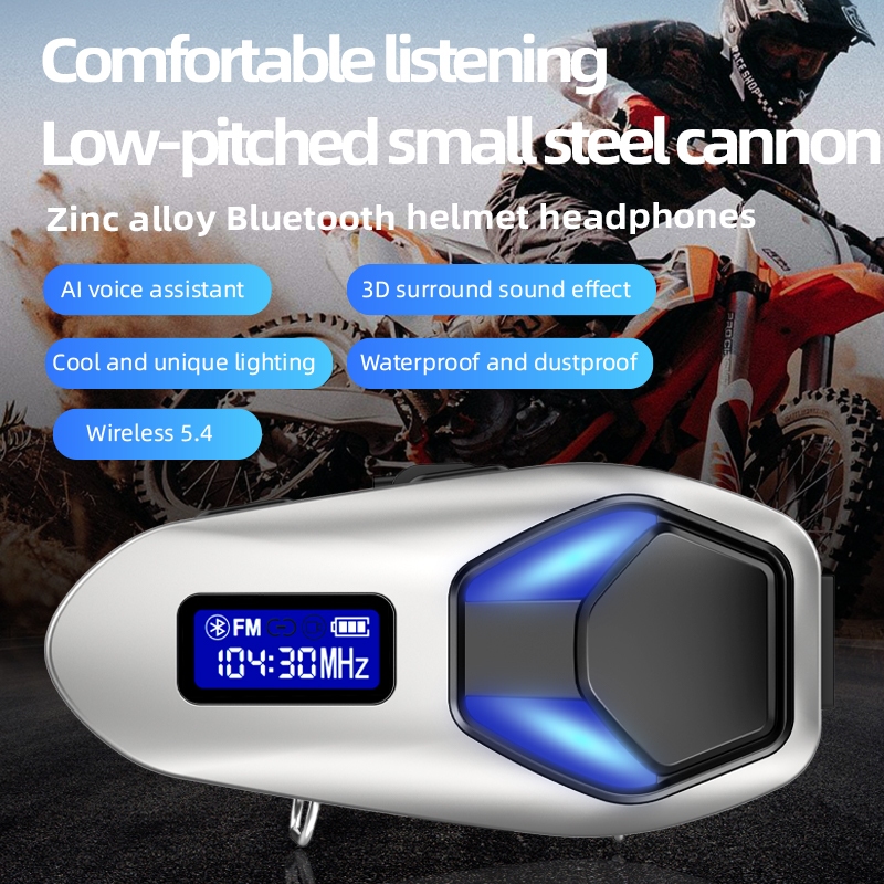 K12 Capacete Da Motocicleta Fone De Ouvido Bluetooth K12 3D Surround ...