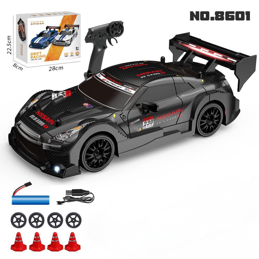2.4G Drift RC Carro 4WD 3.7V 500MAH Brinquedo Controle Remoto GTR ...