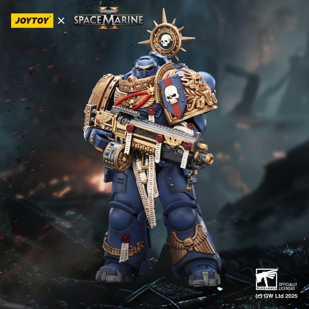 [Em Estoque] JoyToy Toys Warhammer40.000 Space Marines 2 Ultramarines ...