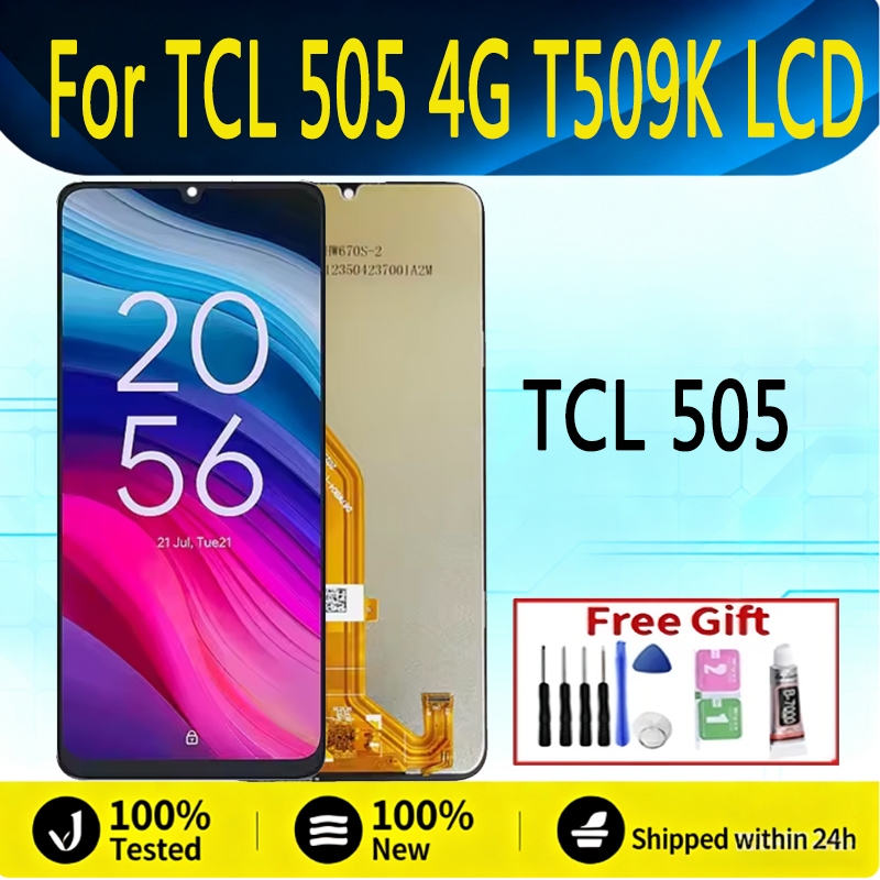 Substituição Original Da Tela De Toque LCD TCL 505 4G T509K | Shopee Brasil