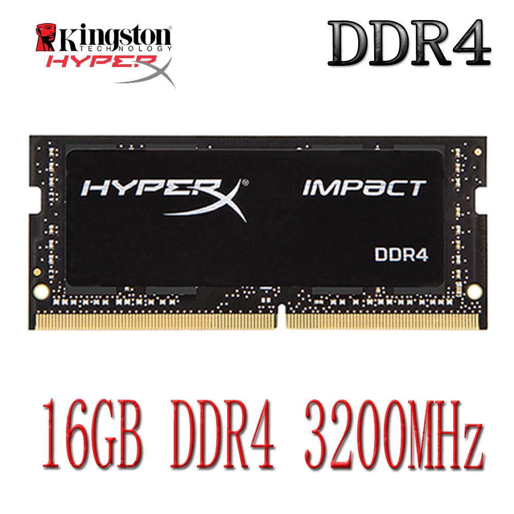 Kingston HyperX Impact DDR4 RAM 16 Gb DDR4 3200 Mhz PC4-25600S ...