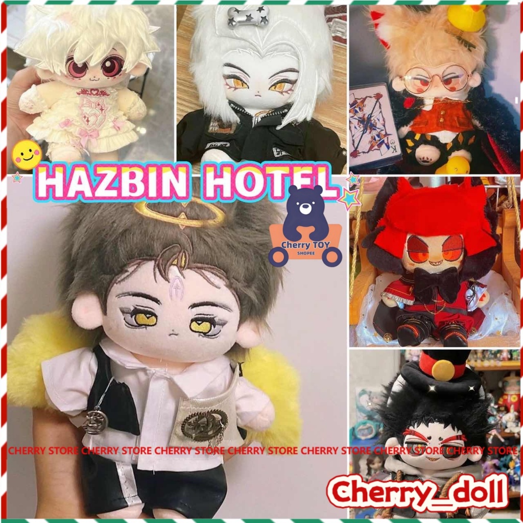 20cm HAZBIN HOTEL Adam Vox Alastor Lúcifer Bonecos De Pelúcia Figuras ...