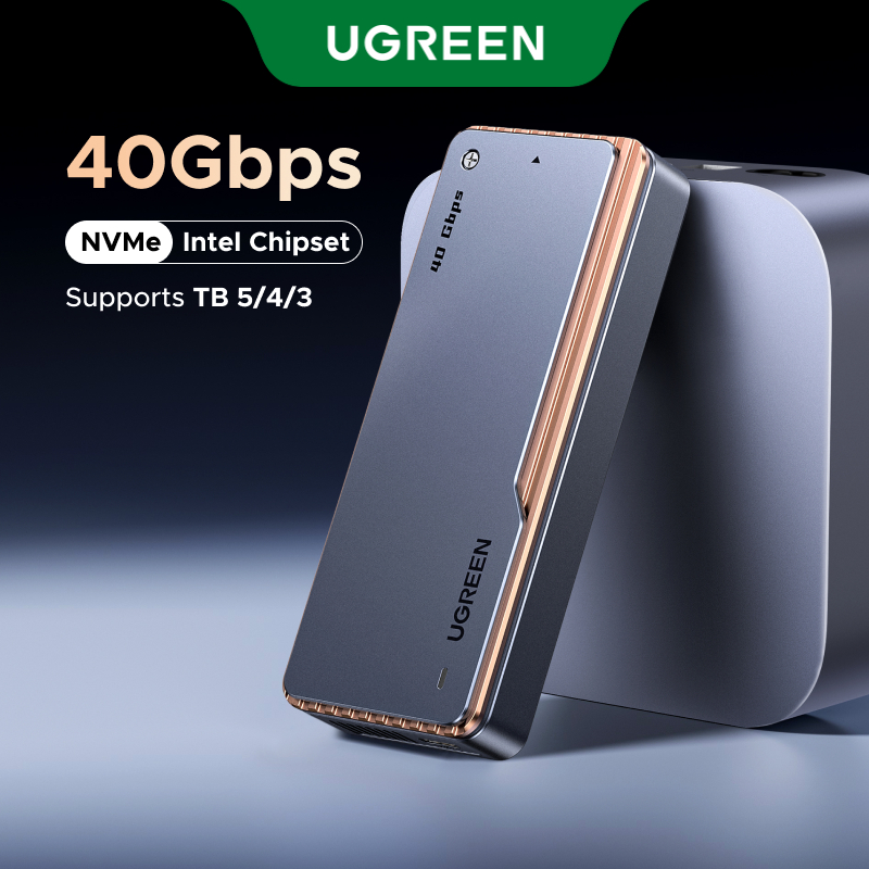 Gabinete SSD NVMe Verde De 40 Gbps Com Thunderbolt 5/4/3 E USB4 Suporte ...