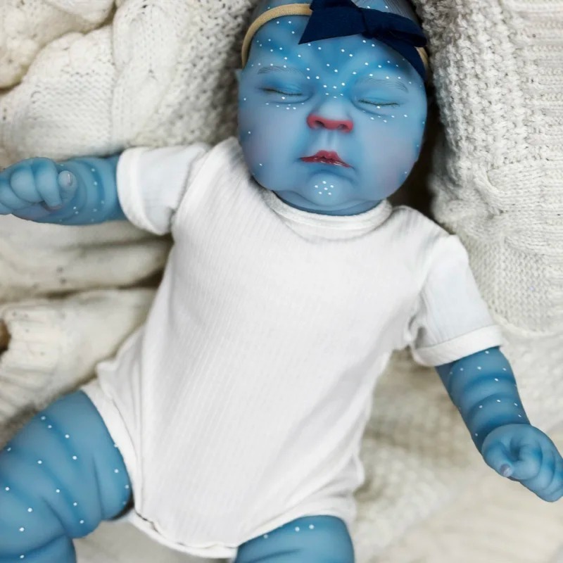 48CM Reborn Baby Doll Avatar Peaches Sleeping Baby Real Life Newborn ...