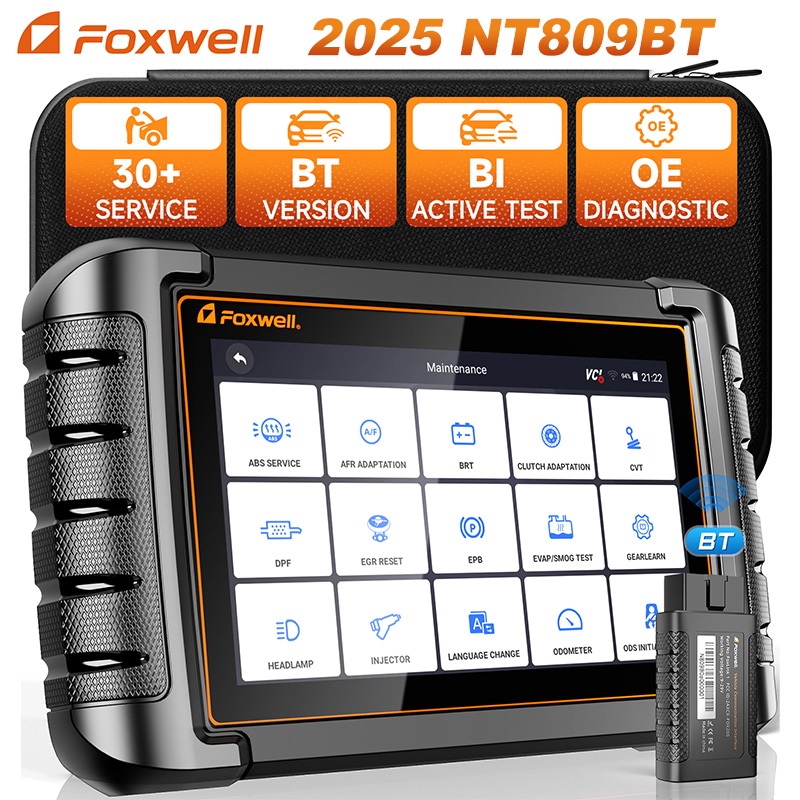FOXWELL NT809BT OE-Level Obd2 Bluetooth Obd2 Scanner De Diagnóstico De ...
