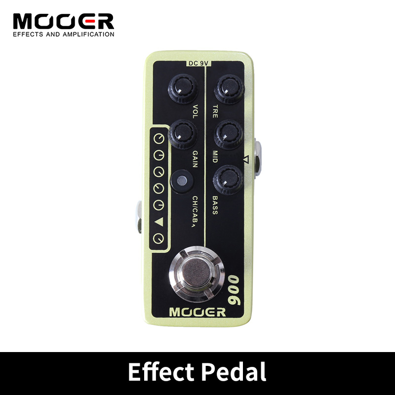 Mooer 006 Clássico Deluxe Efeito Atraso E Reverberação pedal De ...