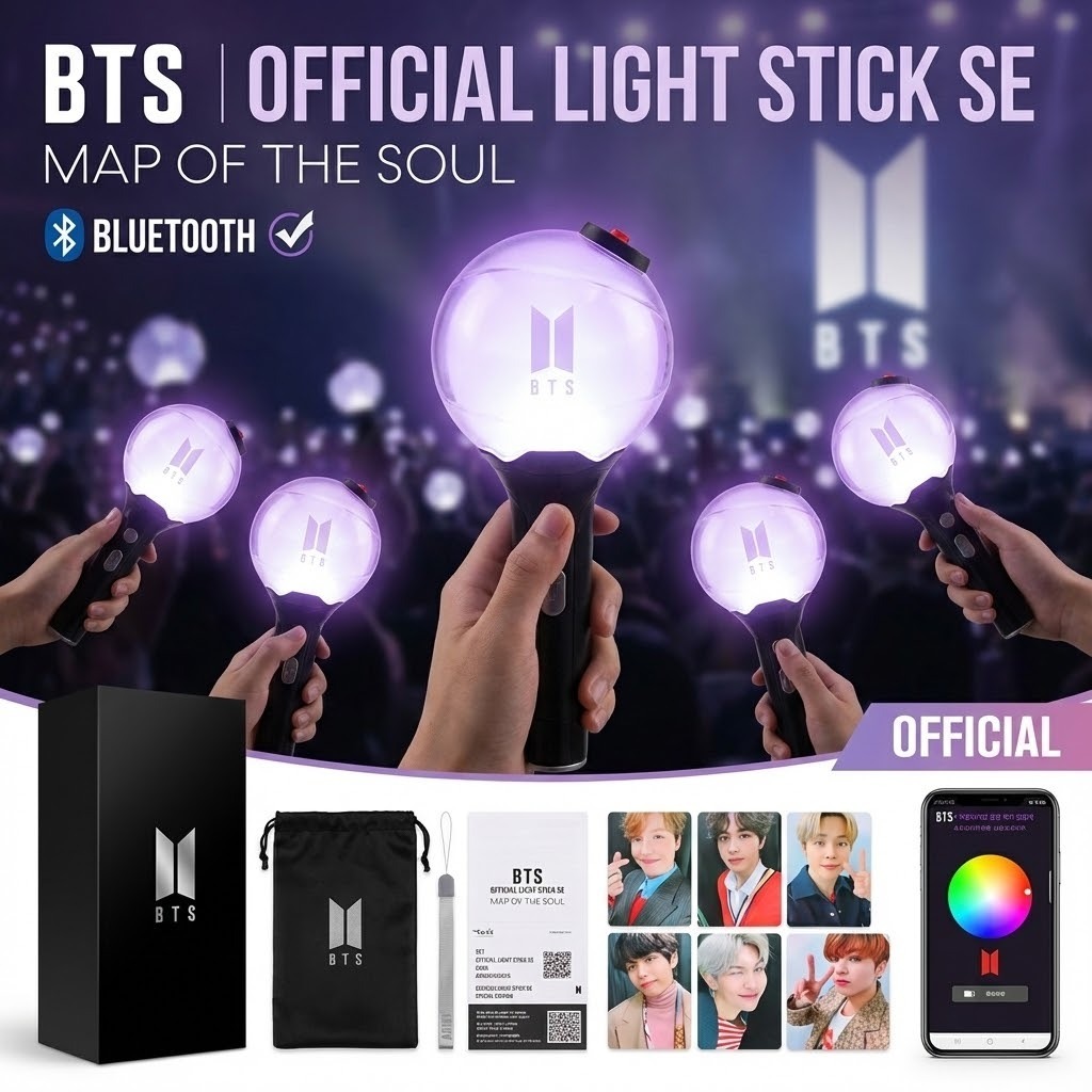 BTS Oficial Lightstick Ver 4 Bomba Do Exército Mapa Da Alma | Shopee Brasil