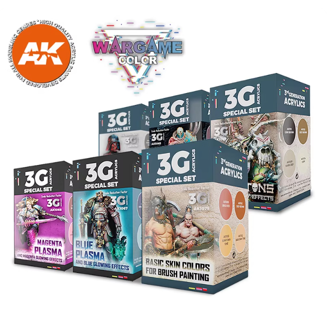AK Model Tool Tinta À Base De Água De Terceira Geração WARGAME Conjunto ...