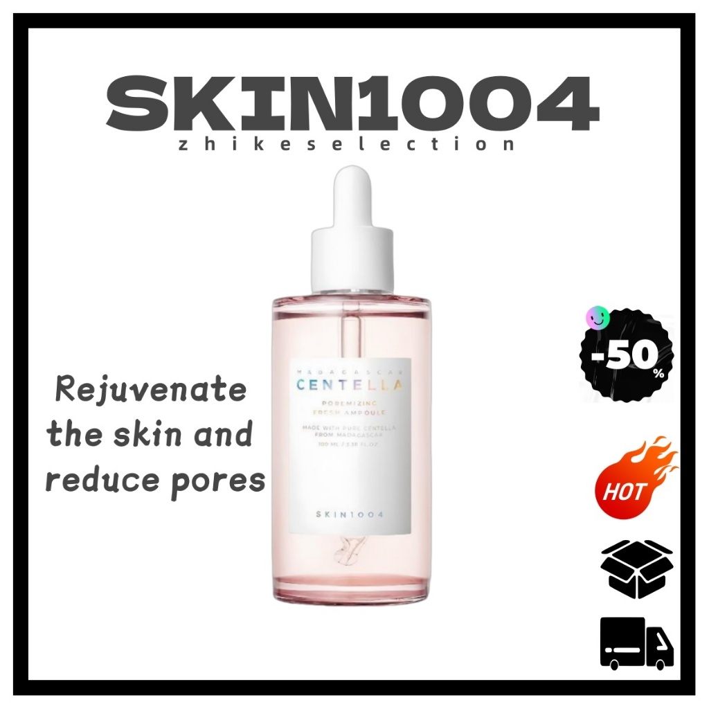 4.4 [SKIN1004] Ampola Fresca Porosizadora Madagascar Centella 100ml ...