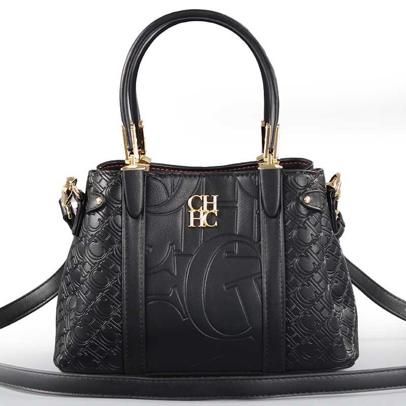 Bolsa de mão de luxo feminina CHHC - Bolsa tiracolo e de alça superior ...