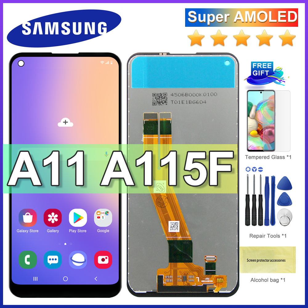 LCD Original Para Samsung Galaxy A11 A115 A115F Com Quadro Display Digitador Da Tela De Toque ...