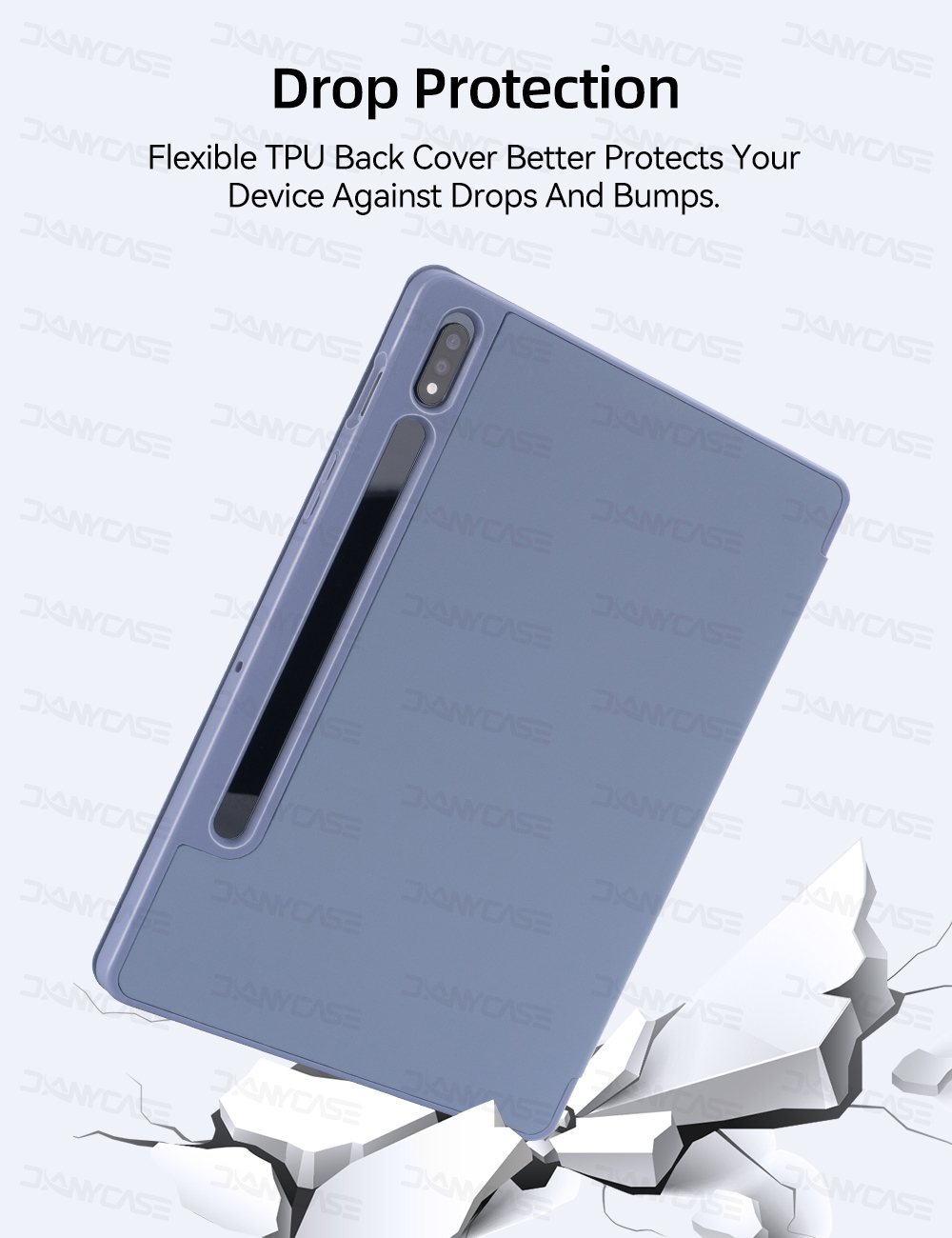 Capa DANYCASE Para Samsung Galaxy Tab S10 Plus A9 S9 FE S8 S7 S6 Lite ...