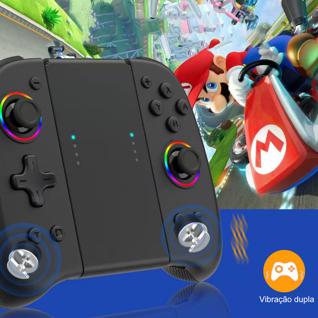 VILCORN Controle Joypad Para Nintendo Switch (L/R) Gamepad/OLED ...