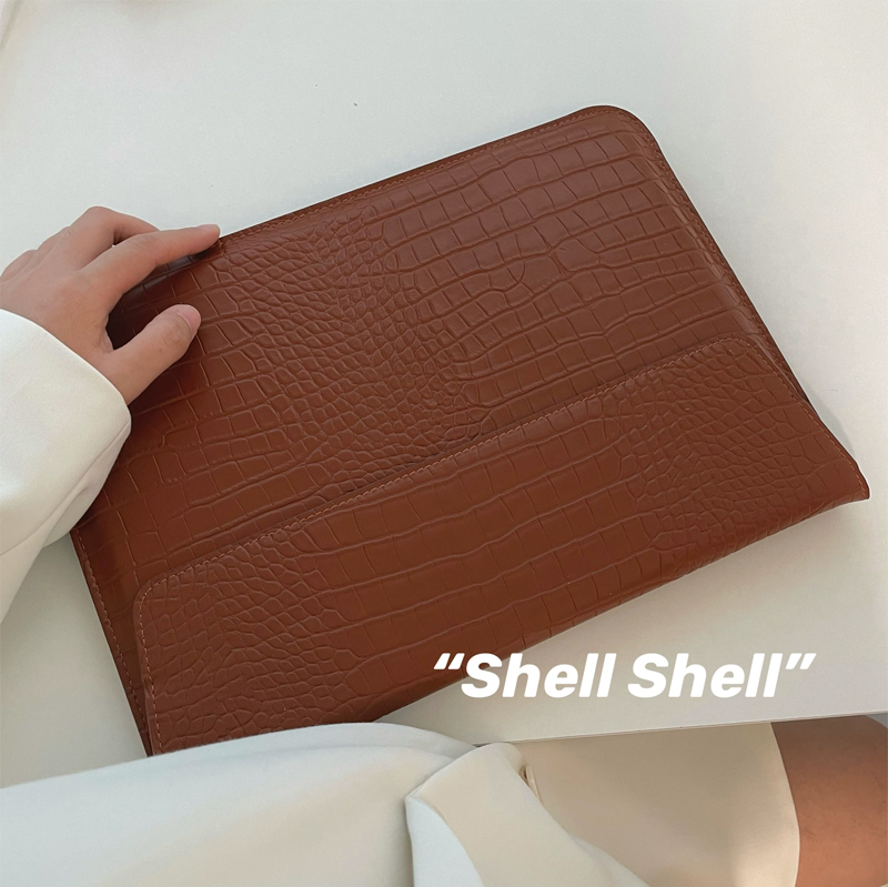 Bolsa Para Laptop De Couro artificial Flexível Com Suporte/De Mão ...