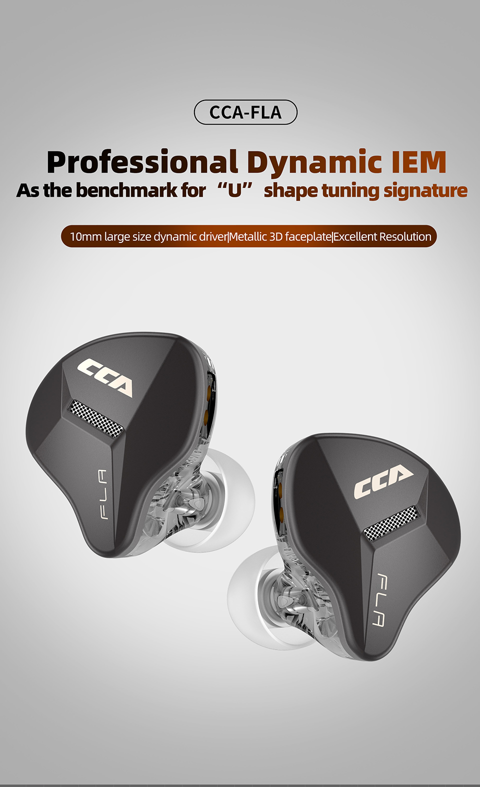CCA FLA Fone De Ouvido Intra-Auricular 10mm , Dinâmico , Alta ...