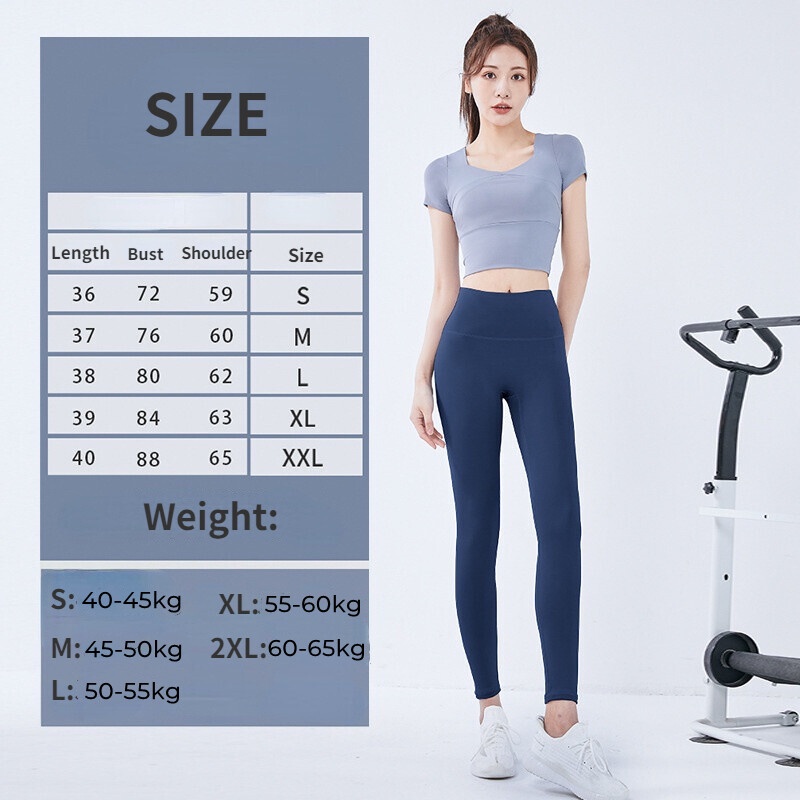 Camisa de Yoga Feminina com Bra Pads Padding para Fitness e Running ...