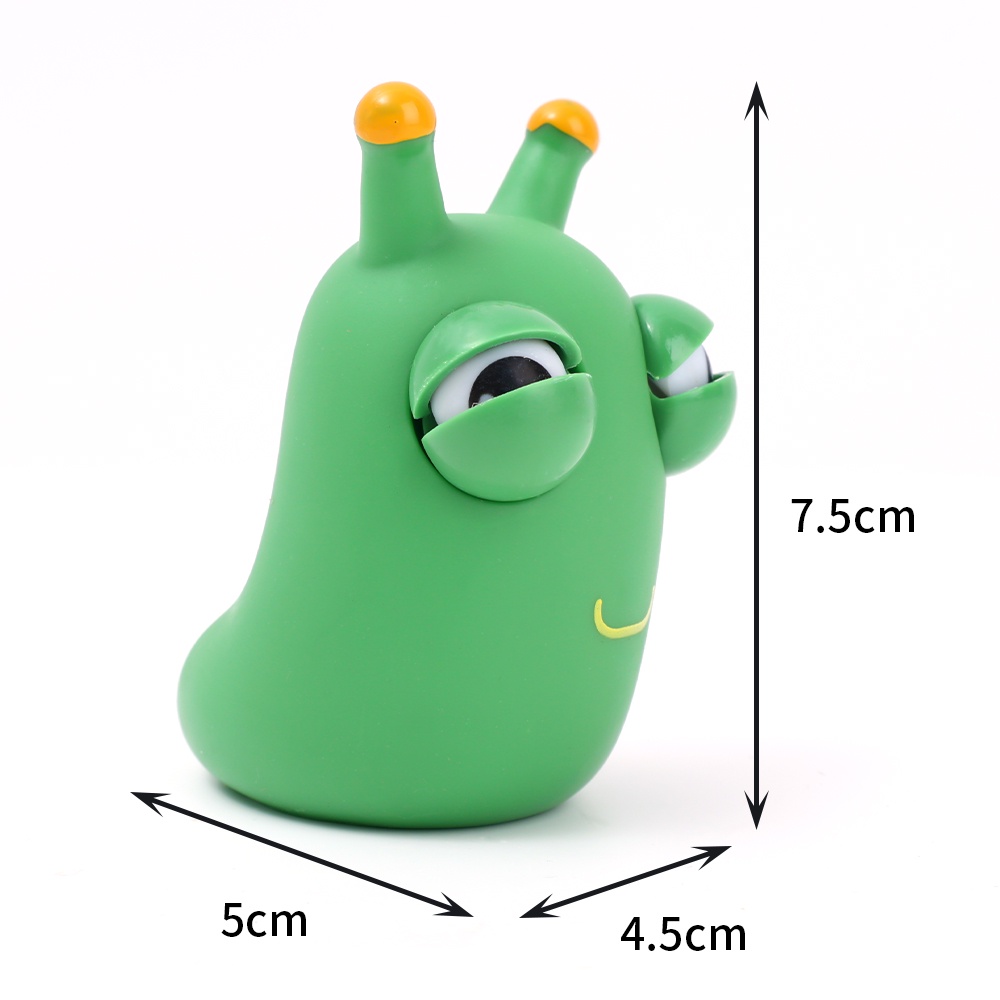 Panda Popping Out Eyes Descompression Branca Fofinha Squeeze Eye Vent ...