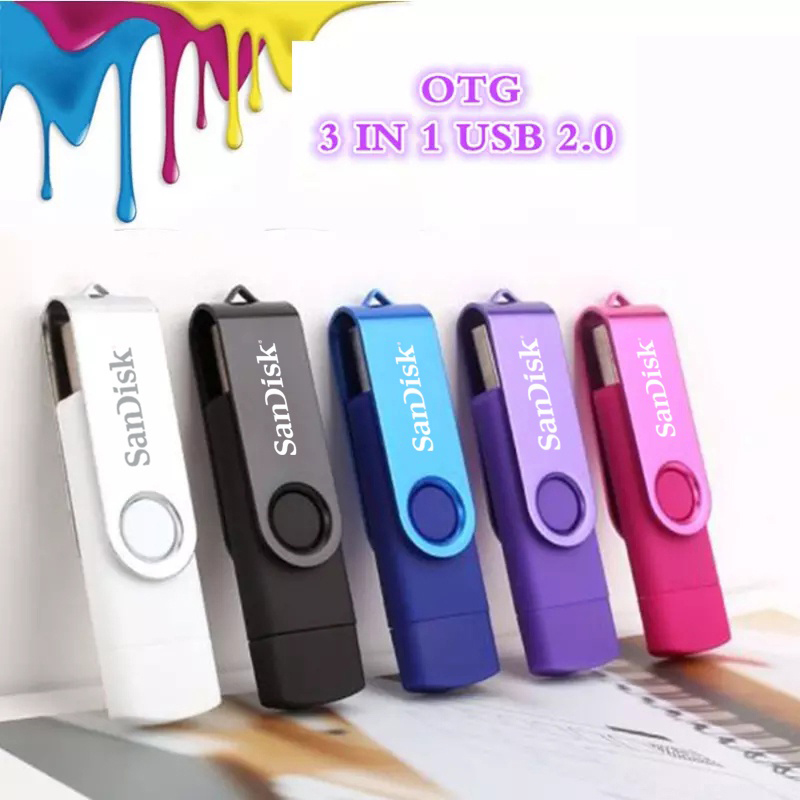 Unidade Flash USB 2 Em 1 1TB 2TB OTG 128GB 256GB 512GB Micro Pen Drive 2.0 Protable Memory Stick ...