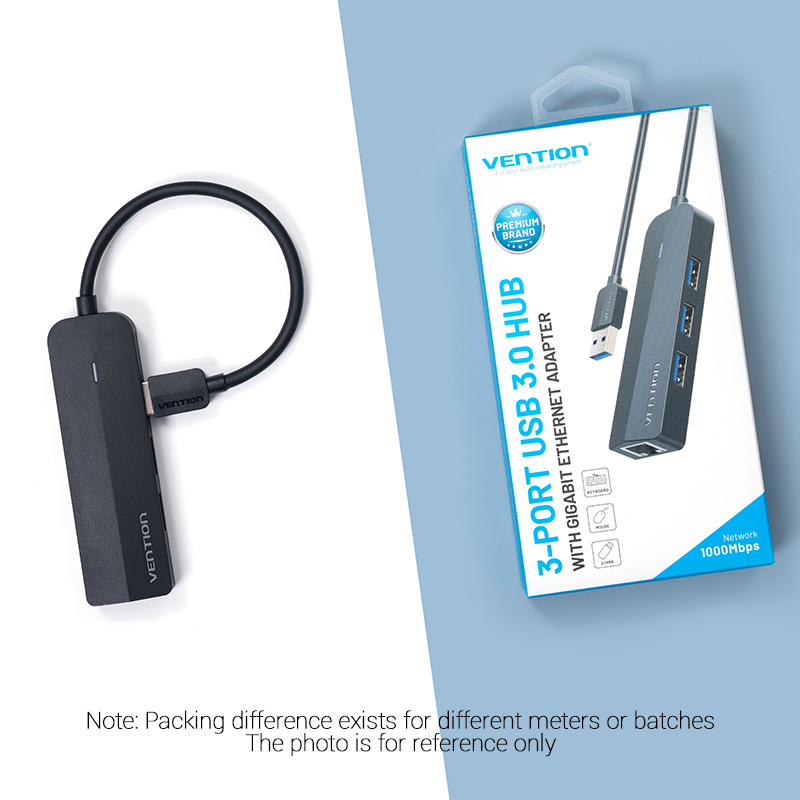 Vention Porta USB HUB Para RJ45 Ethernet Adaptador De Rede Gigabit ...