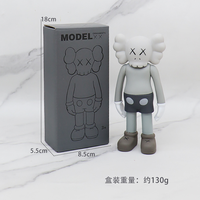 23 Estilo KAWS Anime Figura XX Olhos Mentirosos Postura PVC Figuras De ...