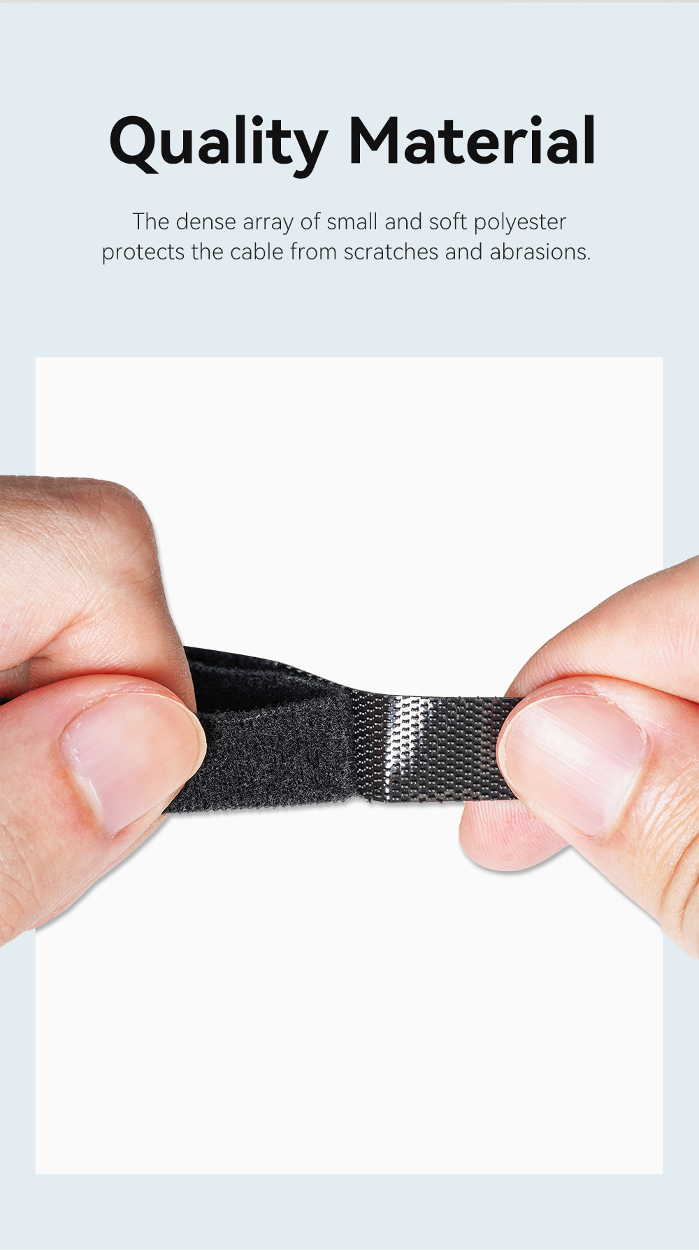 Organizador de Cabos 120-180mm Tearable Velcro Straps Fixação USB ...