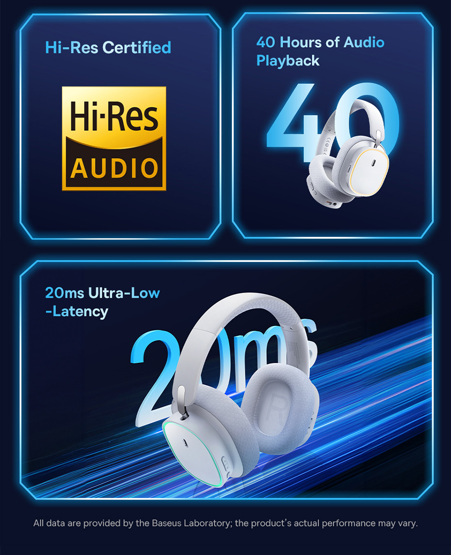 Baseus AeQur GH02 Gaming Fones De Ouvido Sem Fio De Alta Qualidade De ...