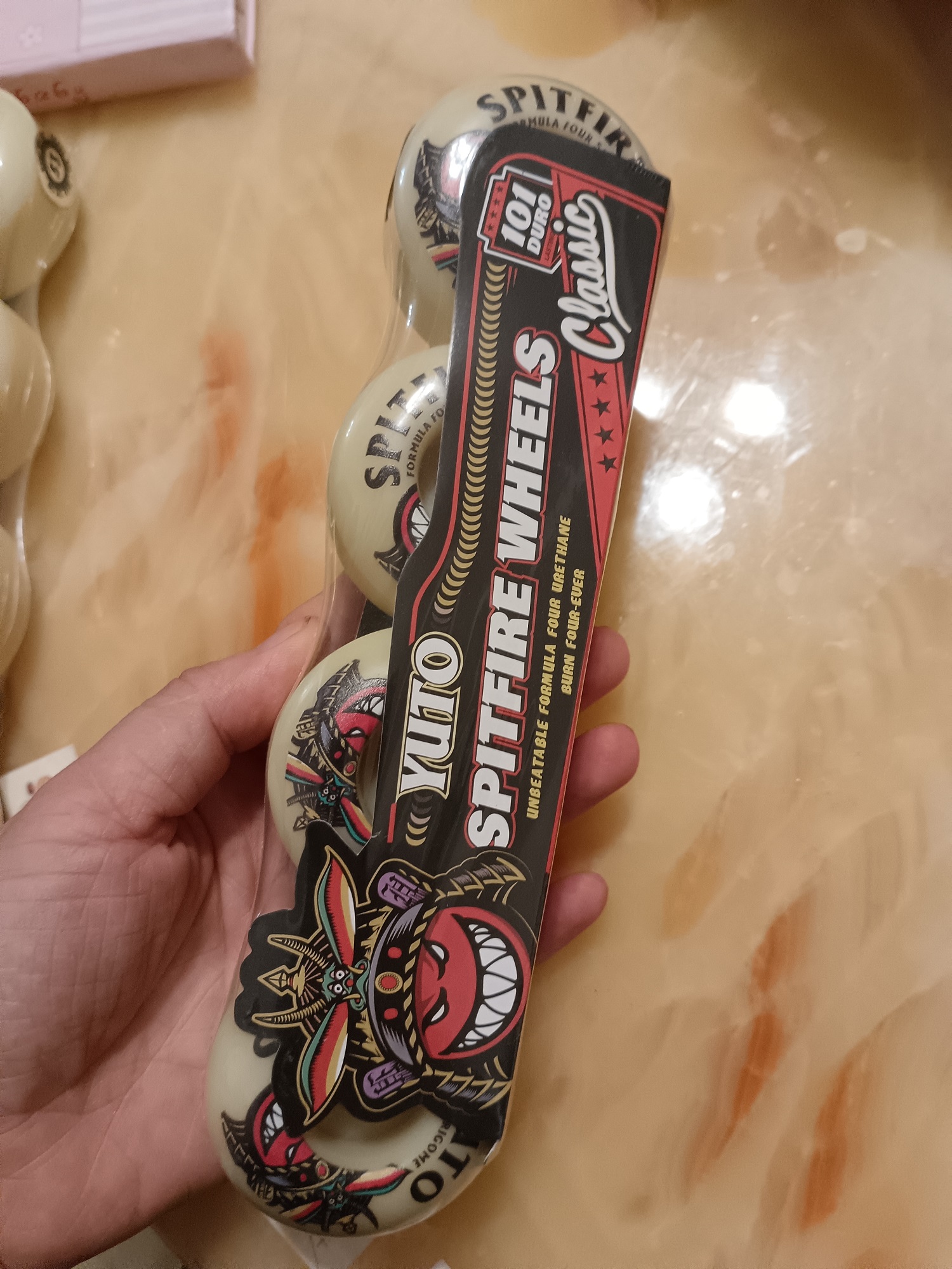 Roda De Skate YUTO SPITFIRE HORIGOME 51MM 53MM 101A 4PCS | Shopee Brasil