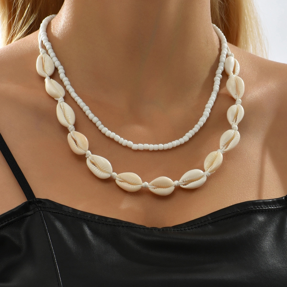 Colar Boêmio Praia Concha Pingente Gargantilha Joias Da Moda Para Uma ...