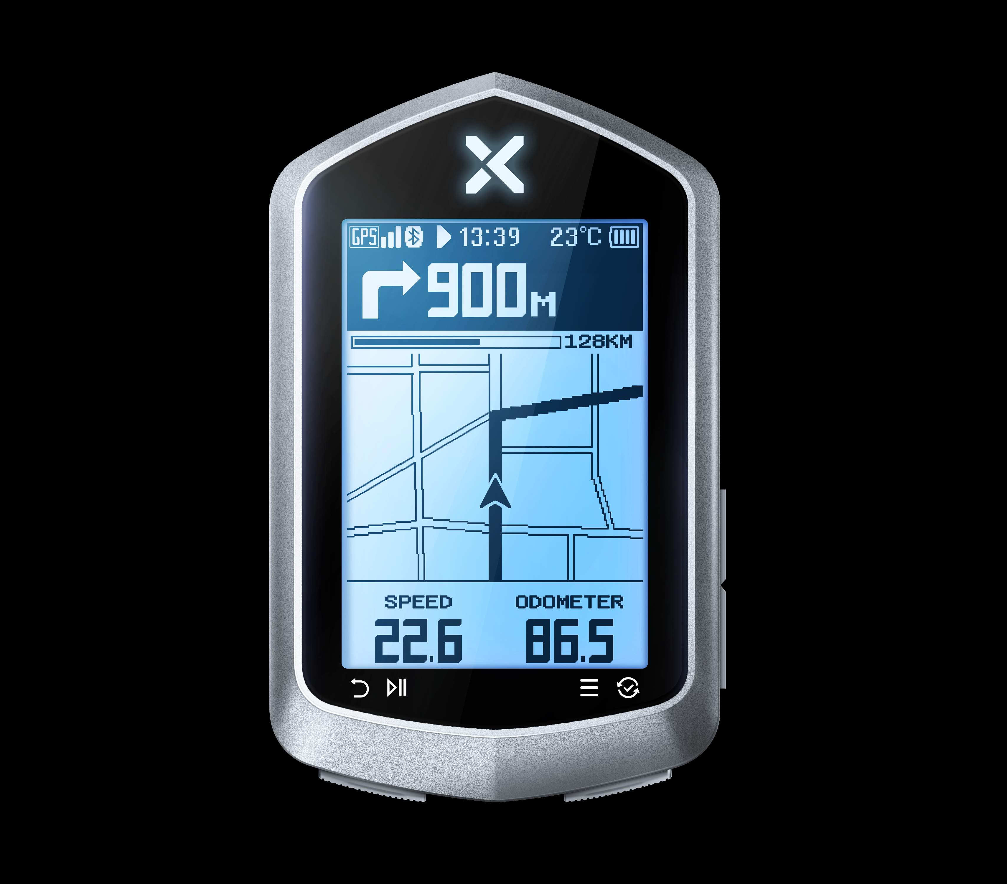 XOSS NAV + PLUS 2 NAV2 GPS Navegação Inteligente Bicicleta ...