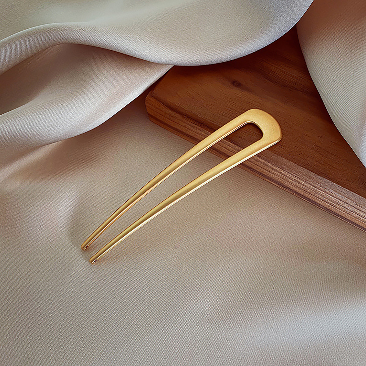 1 peça de grampo de Metal fosco em forma de U grampo de Metal francês ...