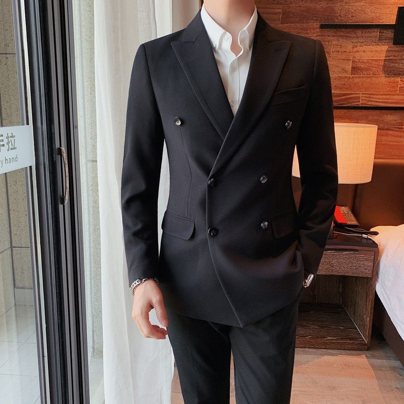 Meason Terno Coreano Masculino top Slim fit Jaqueta De casual ...