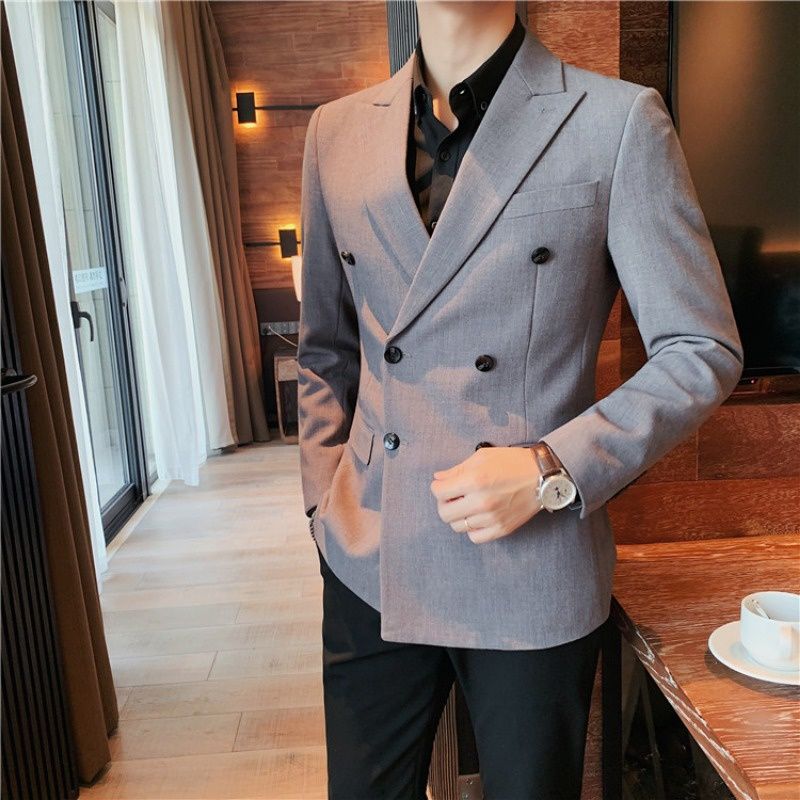 Meason Terno Coreano Masculino top Slim fit Jaqueta De casual ...