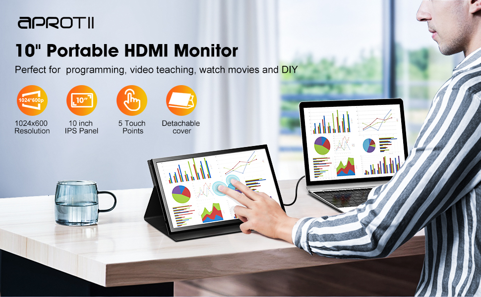 Tela Raspberry Pi De 10 Polegadas , Sensível Ao Toque Capacitiva IPS ...