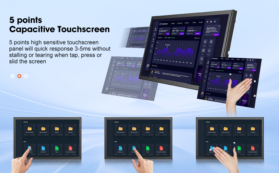 Tela Raspberry Pi De 10 Polegadas , Sensível Ao Toque Capacitiva IPS ...